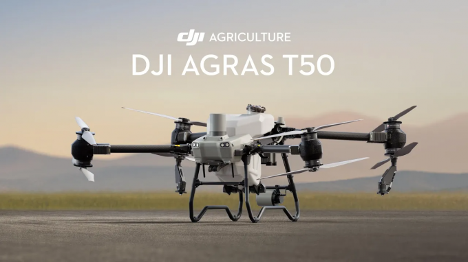 DJI T50 Agriculture Drone: 50kg Payload, 40kg Spraying